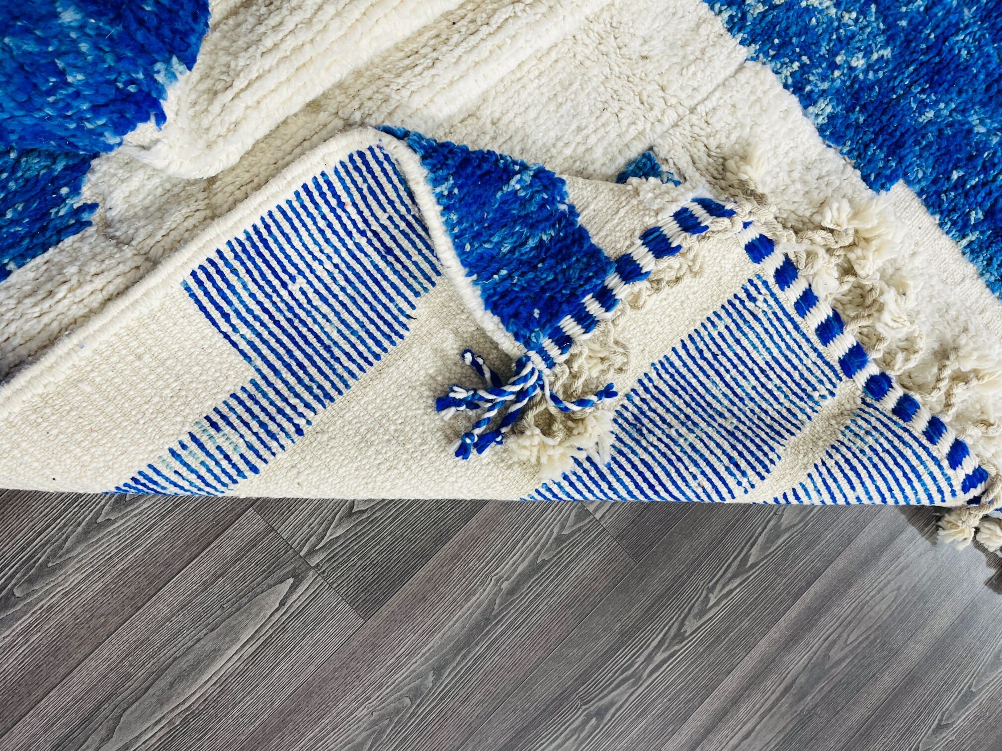 Rug Art Custom Blue Rug Moroccan Area Rug Moroccan Rug - Etsy