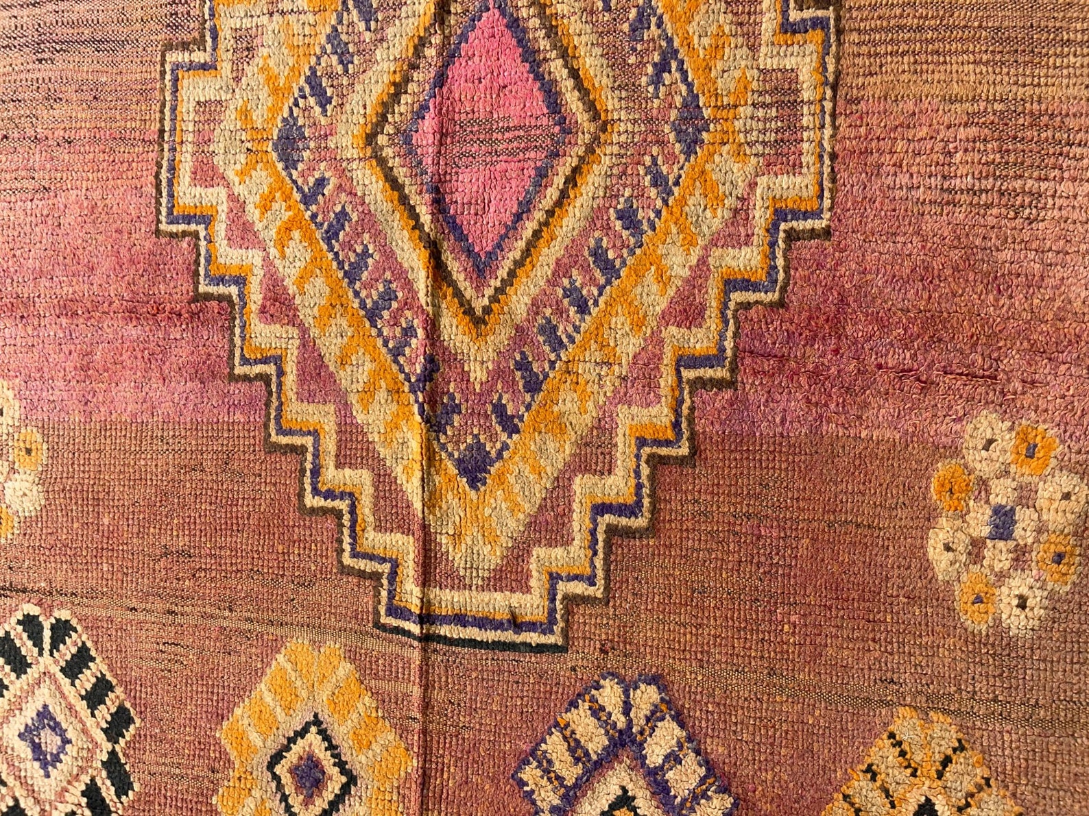 Earth Color Beni Rug moroccan Rug Vintage Rug Soft Wool - Etsy