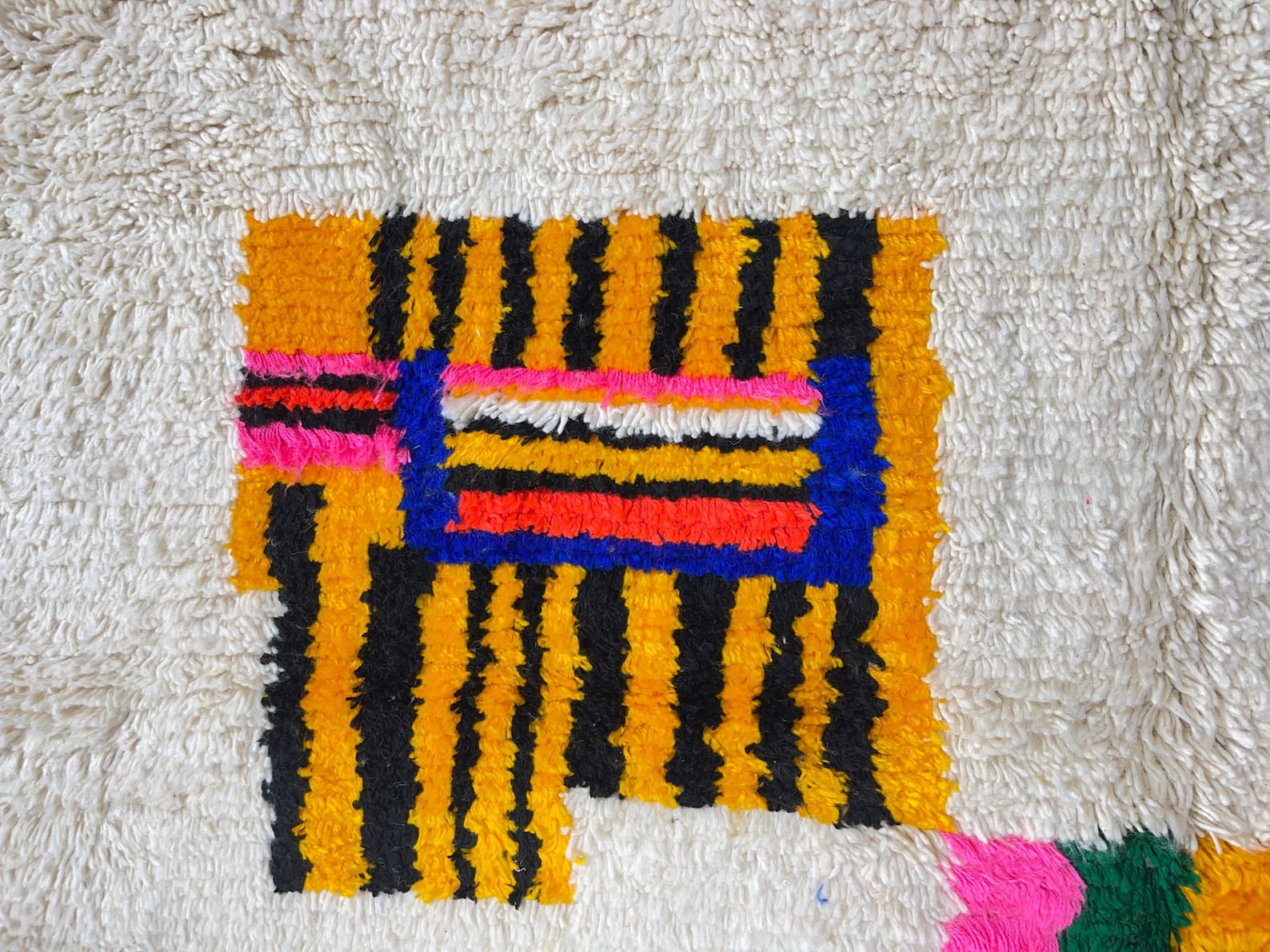 Rug Artist Area Rug Unique Face Eyes Abstract Rug Art on Area - Etsy