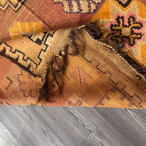 Earth Color Beni Rug ,moroccan Rug , Vintage Rug, Soft Wool Rug, Boho ...