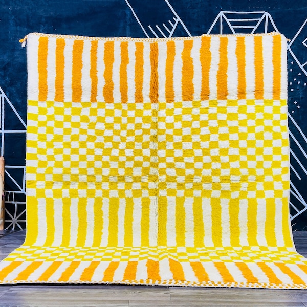 Moroccan Checkered Rug - Etsy