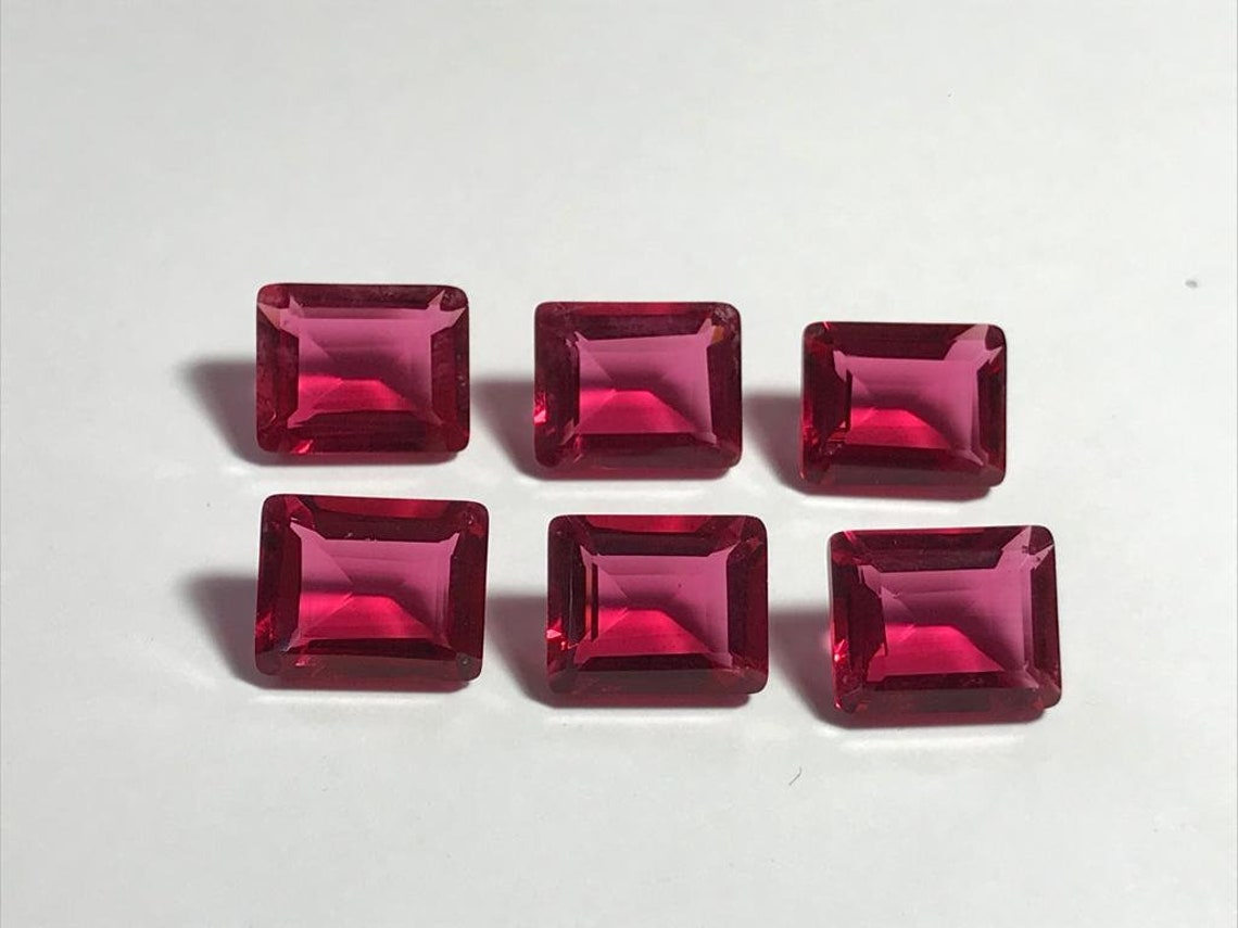 GORGEOUS LAB CREATED synthetic ruby crystal.119MM | Etsy