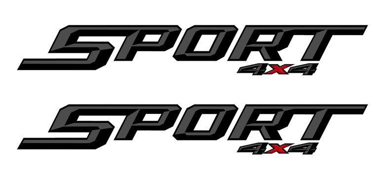 Sport 4x4 Bedside Decals: Fits 2017-2019 Ford Trucks 2 Decals | Etsy