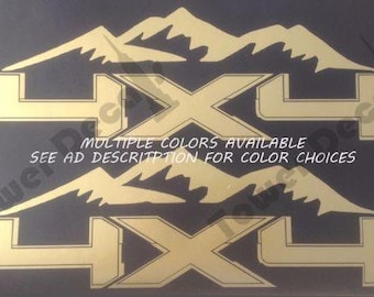 F150 Mountain Decal | Etsy