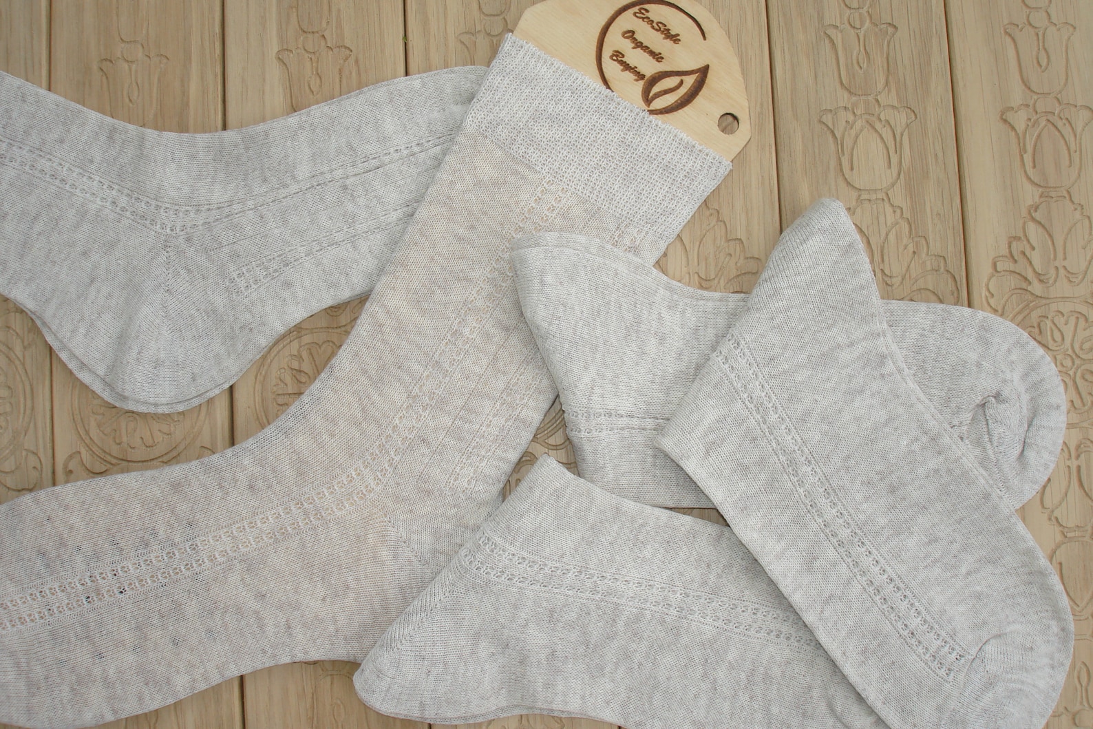 Set of Linen Socks 5 Pcs. Eco Friendly Socks Natural - Etsy