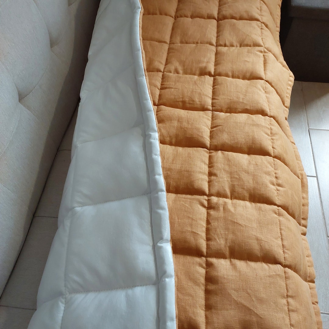 Waterproof Linen Sofa Cover.waterproof Quilted Linen Sofa Throw.organic ...