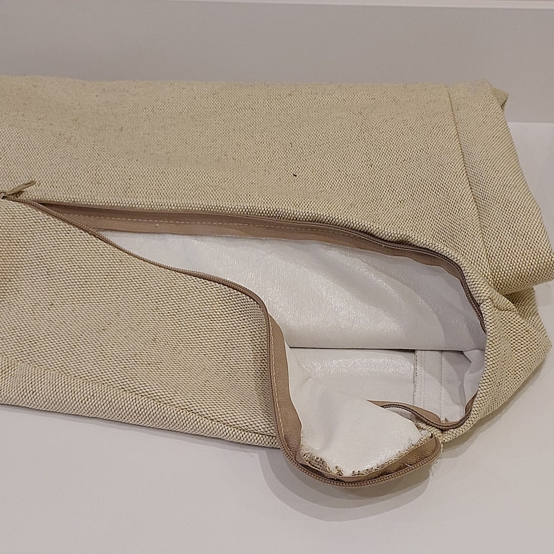 Waterproof Linen Futon Cover.cover With Zipper,custom Size.natural ...
