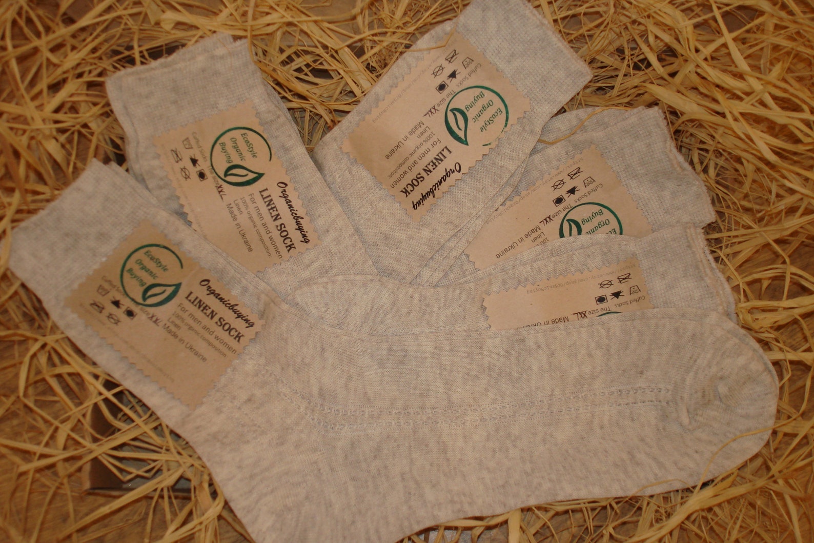 Set of Linen Socks 5 Pcs. Eco Friendly Socks Natural - Etsy