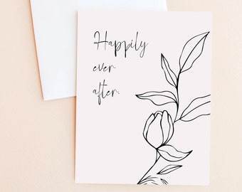 Happily Ever After Greeting Card - Etsy