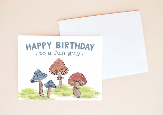 Happy Birthday to a Fun Guy Birthday Card | Etsy