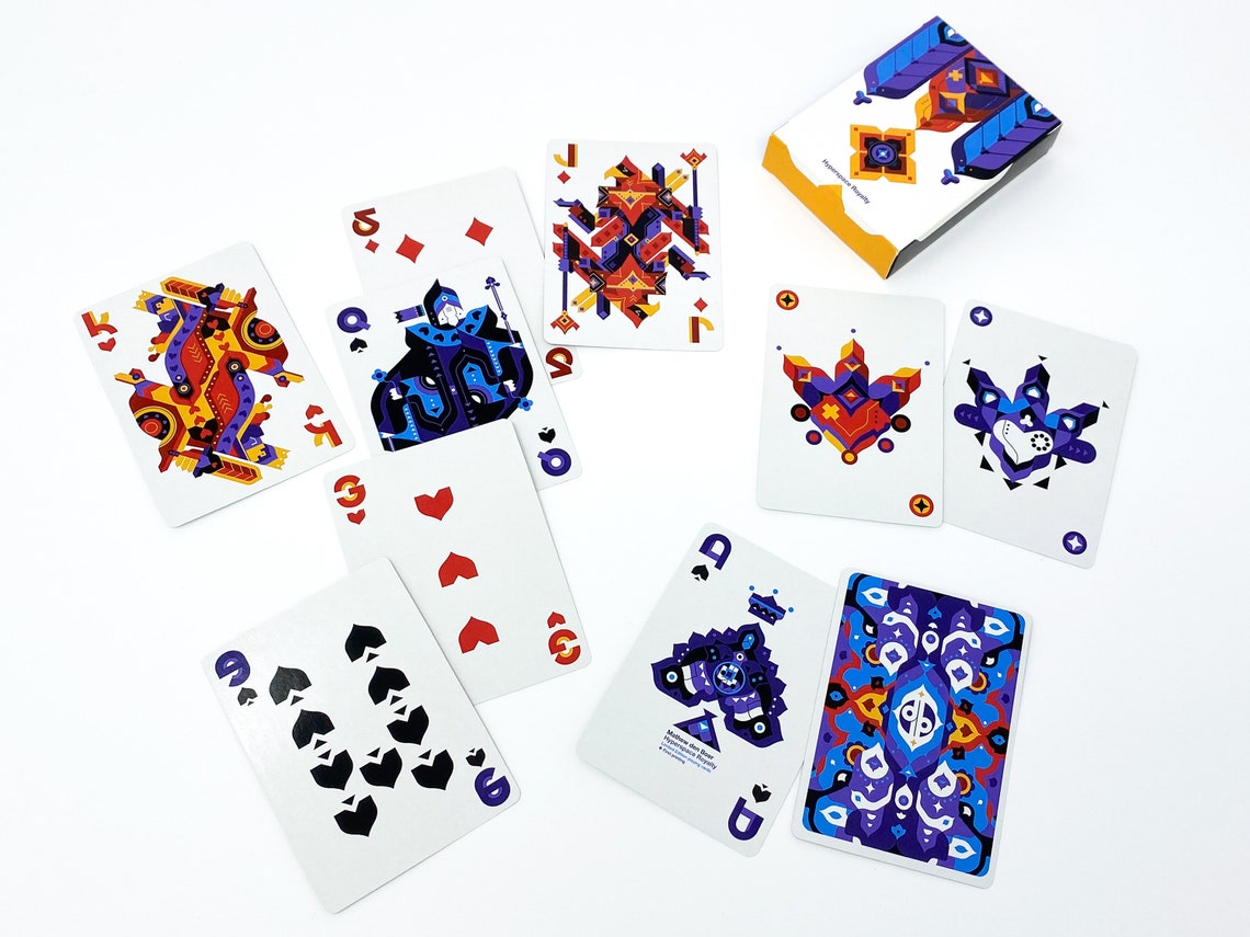 Unique Playing Cards Deck of Cards Hyperspace Royalty - Etsy Canada
