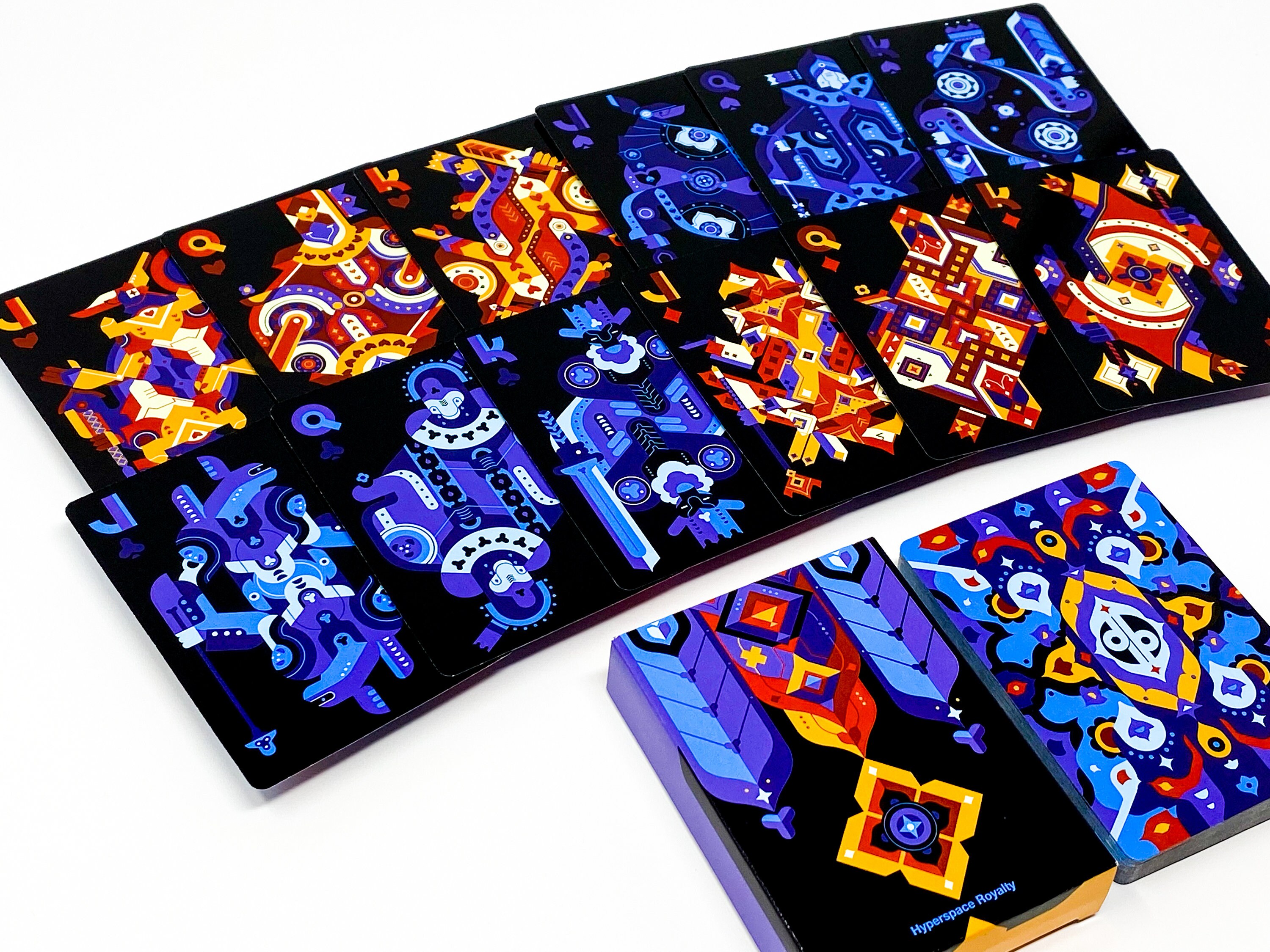 2 Decks of Playing Cards Deck of Cards Hyperspace Royalty Dark Mode and ...