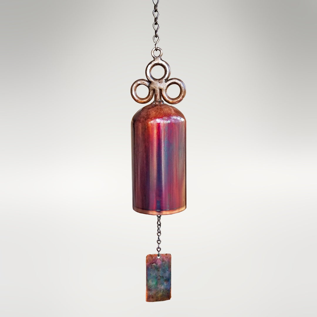 San Xavier Wind Bell, Rustic Copper Patina, Southwest Decor - Etsy