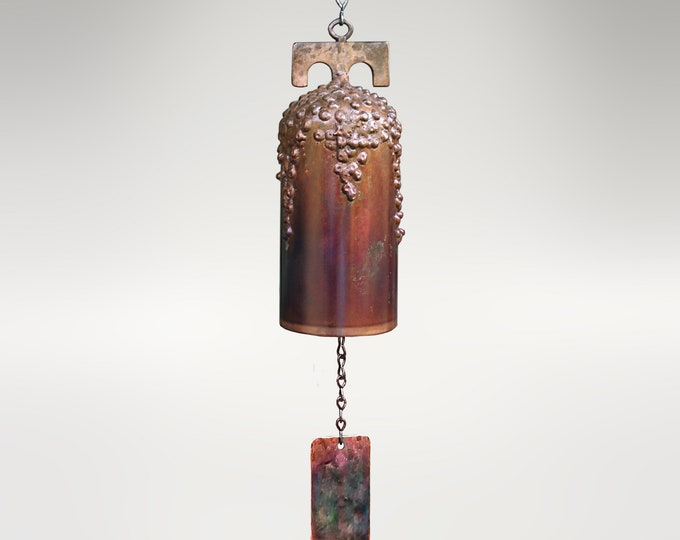 Steel & Glass CO2 Tank Bell Dinner Chime/unique Art/ Repurposed ...