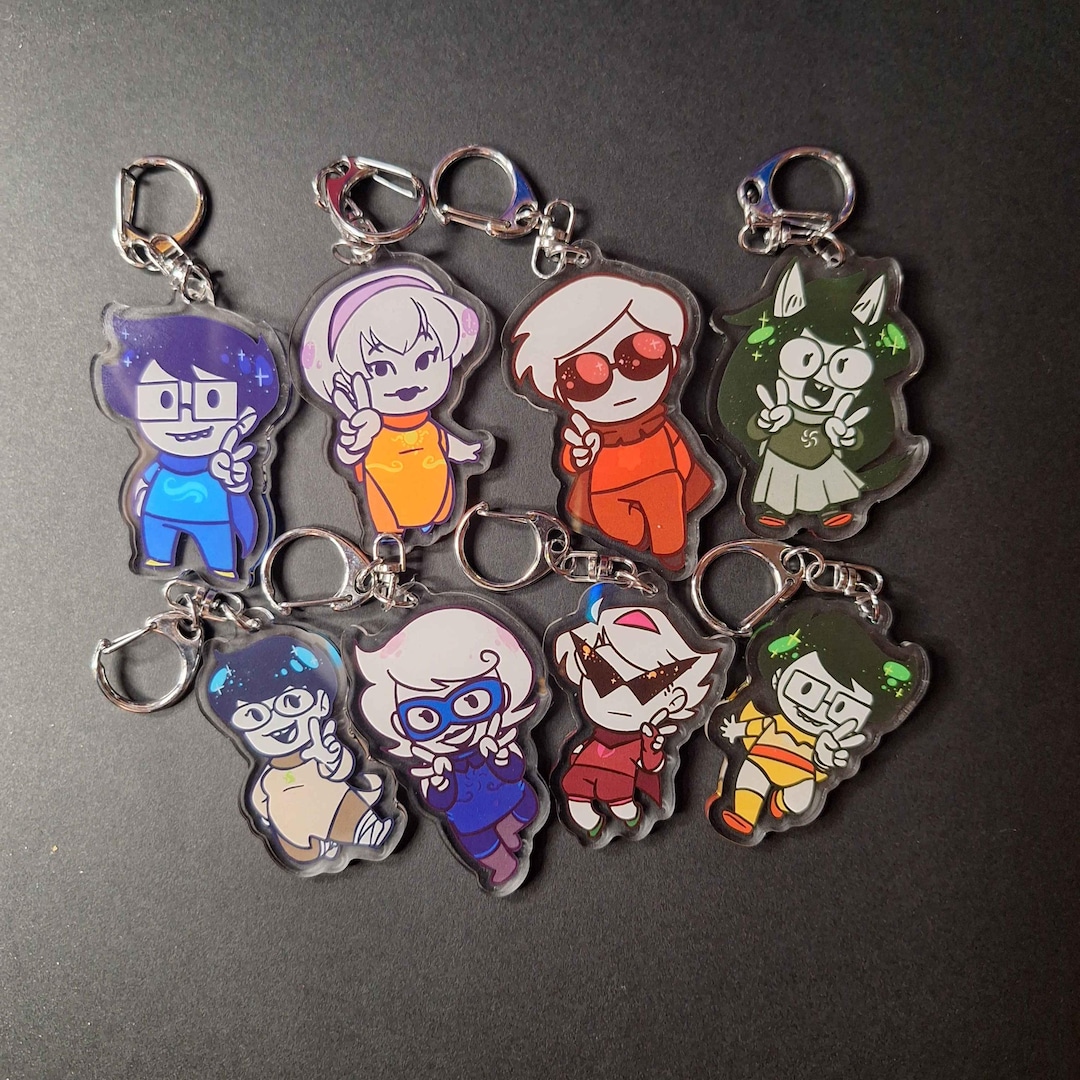 NEW Homestuck Beta & Alpha Human Charms [2inch, Double Sided Charms] - Etsy