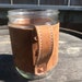 Leather Mason Jar Sleeve With Handle - Etsy