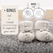 Baby Booties Labels + BONUS Knit Crochet Round Tags, PDF Instruction ...