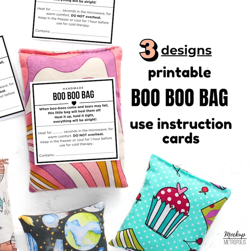 Boo Boo Bag Label - Etsy