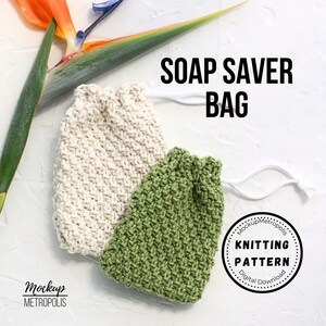 Soap Saver Knitting Pattern, Soap Pouch Knit Pattern, Soap Bag to Knit ...