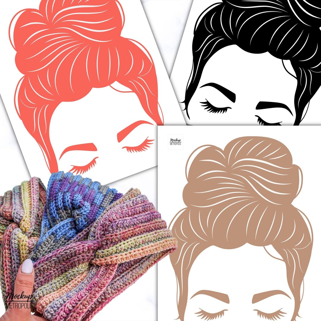 Headband Insert Template: Crochet Knit Earwarmer Packaging (PDF ...