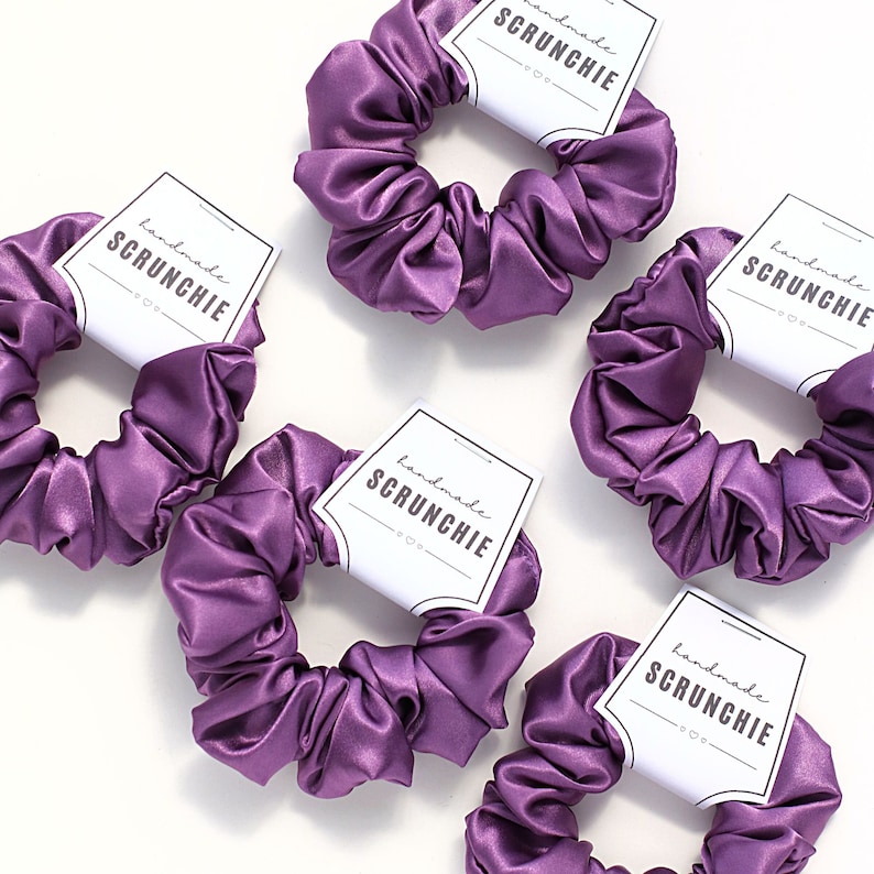 Handmade Scrunchie Tags Digital Download Scrunchies - Etsy