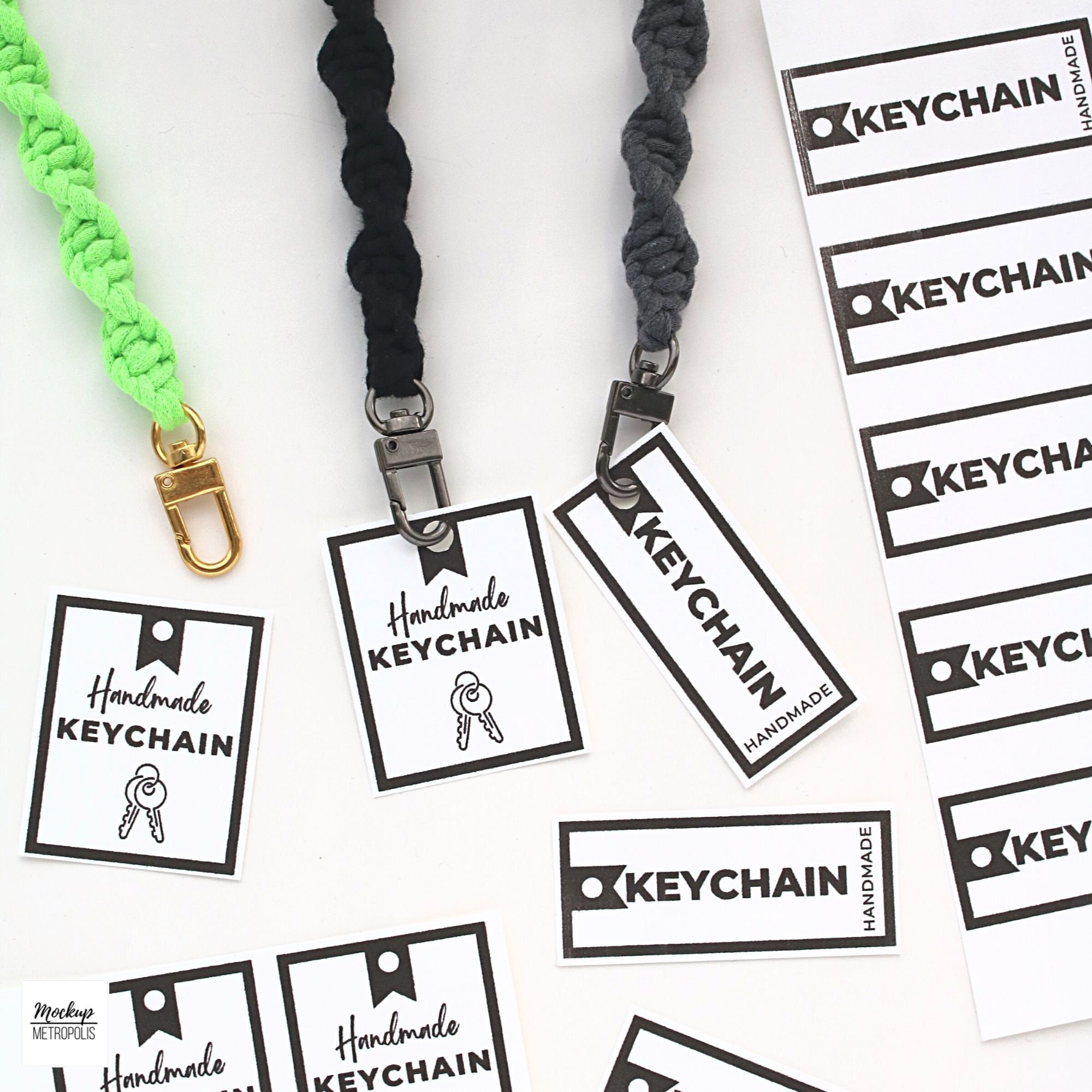 Keychain PRINTABLE Tags Digital Download PDF Handmade Key - Etsy Australia