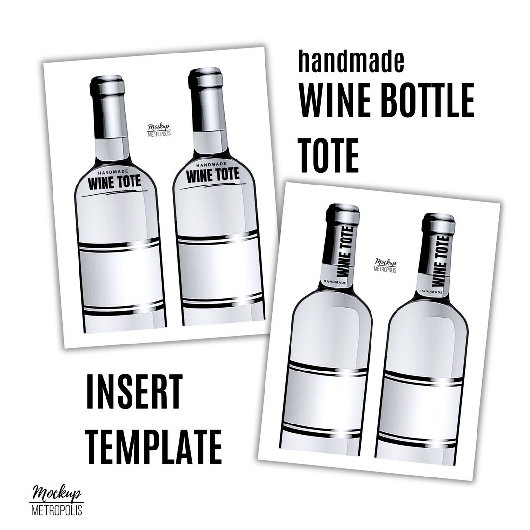 Printable Wine Bottle Topper Template: Handmade Cozie Display (PDF ...