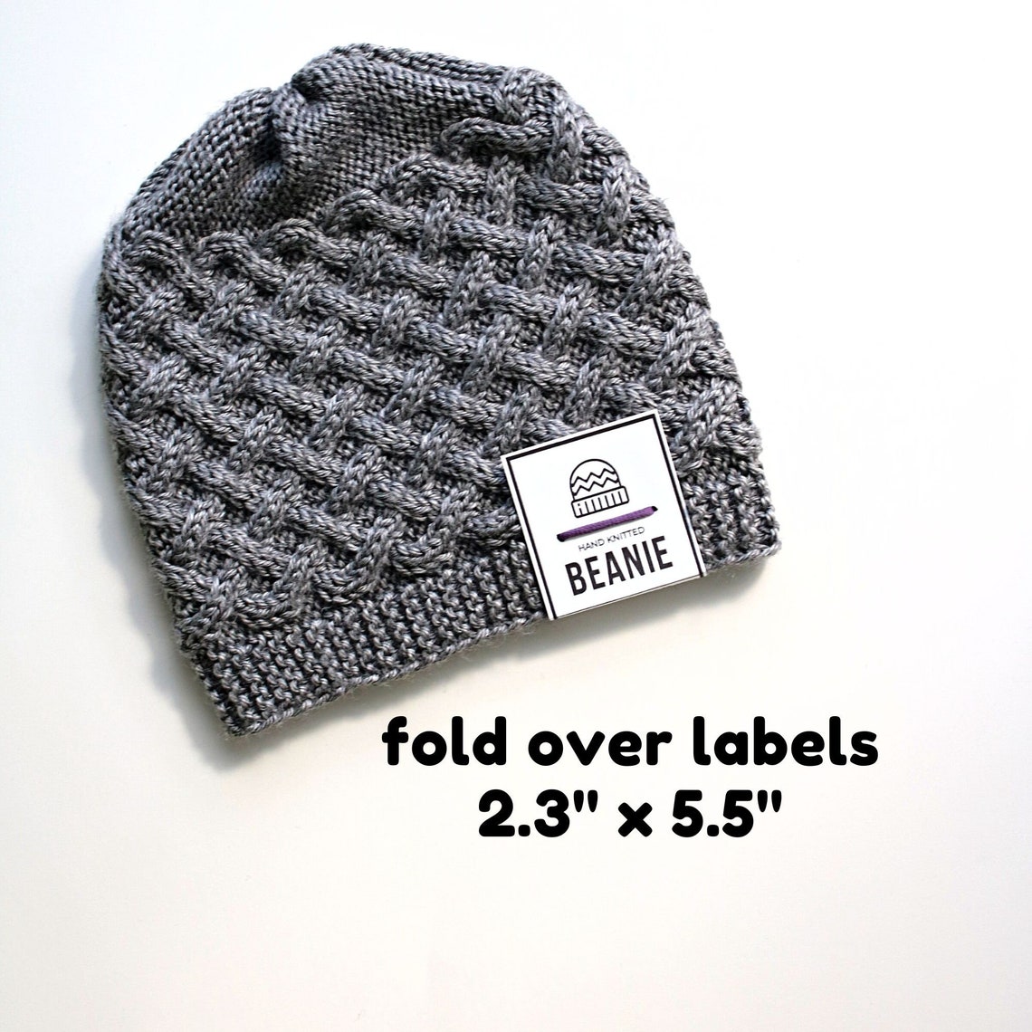 Knit Crochet Beanie Labels and Hang Tags Printable Handmade - Etsy