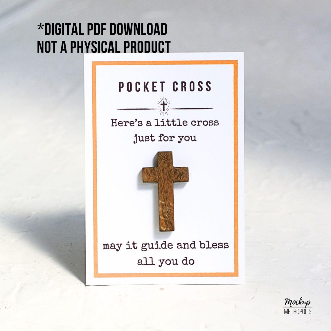 Printable Comfort Cross Cards ∙|∙ DIY Pocket Cross Packaging (PDF) - Etsy