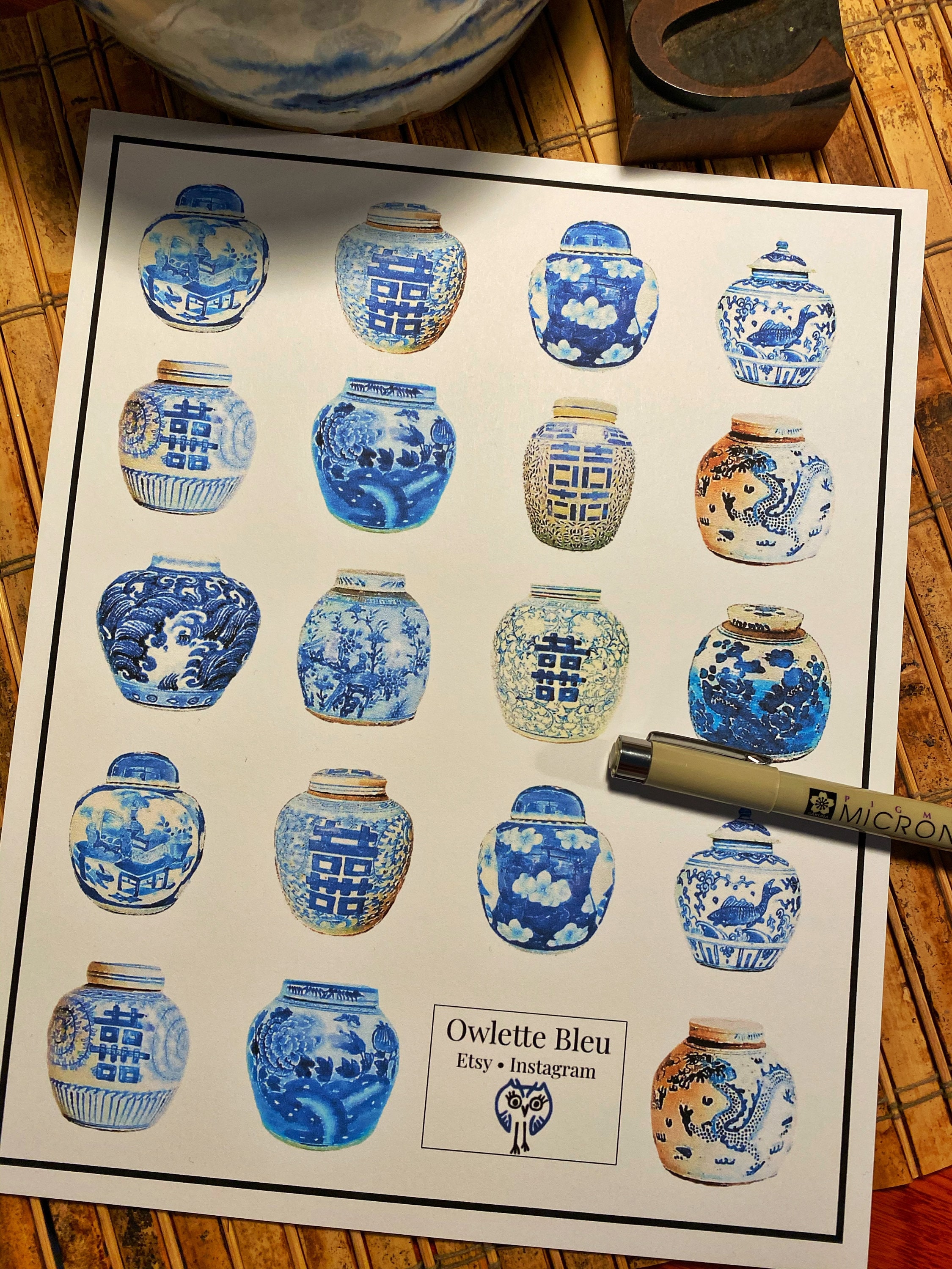 Little Ginger Jars Sticker Set Journal / Scrapbook / Craft / - Etsy