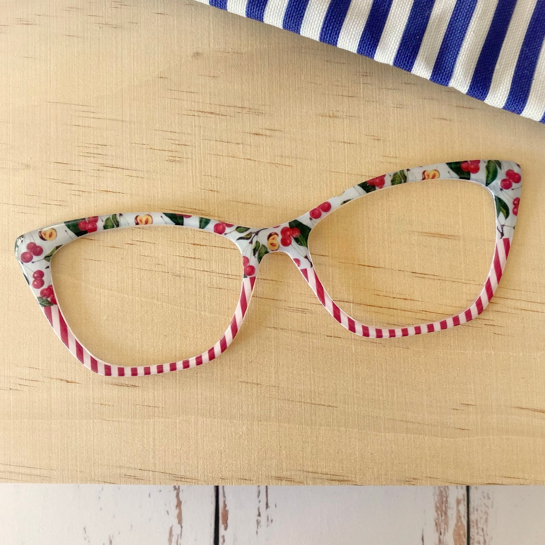 Retro Cherry Split Magnetic Glasses Frame Topper all Frame Styles ...