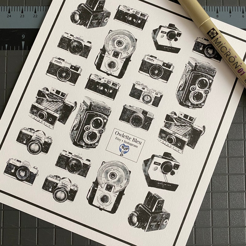 Camera Stickers - Etsy