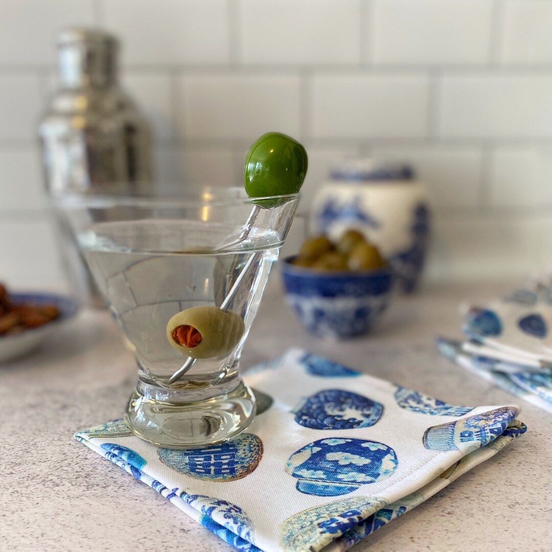 Ginger Jar Jumble 10" Cloth Napkin (set of 6) | Cocktail | Appetizer ...