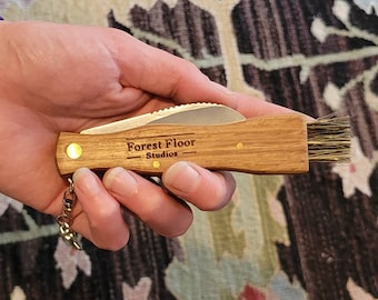 Gather Americana Premium Mushroom Foraging Knife 3 Hawkbill Blade, Boar ...