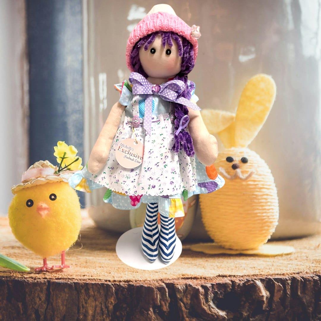 Handmade Dolls,easter Doll, Custom Doll, Fabric Doll,rag Doll Handmade ...