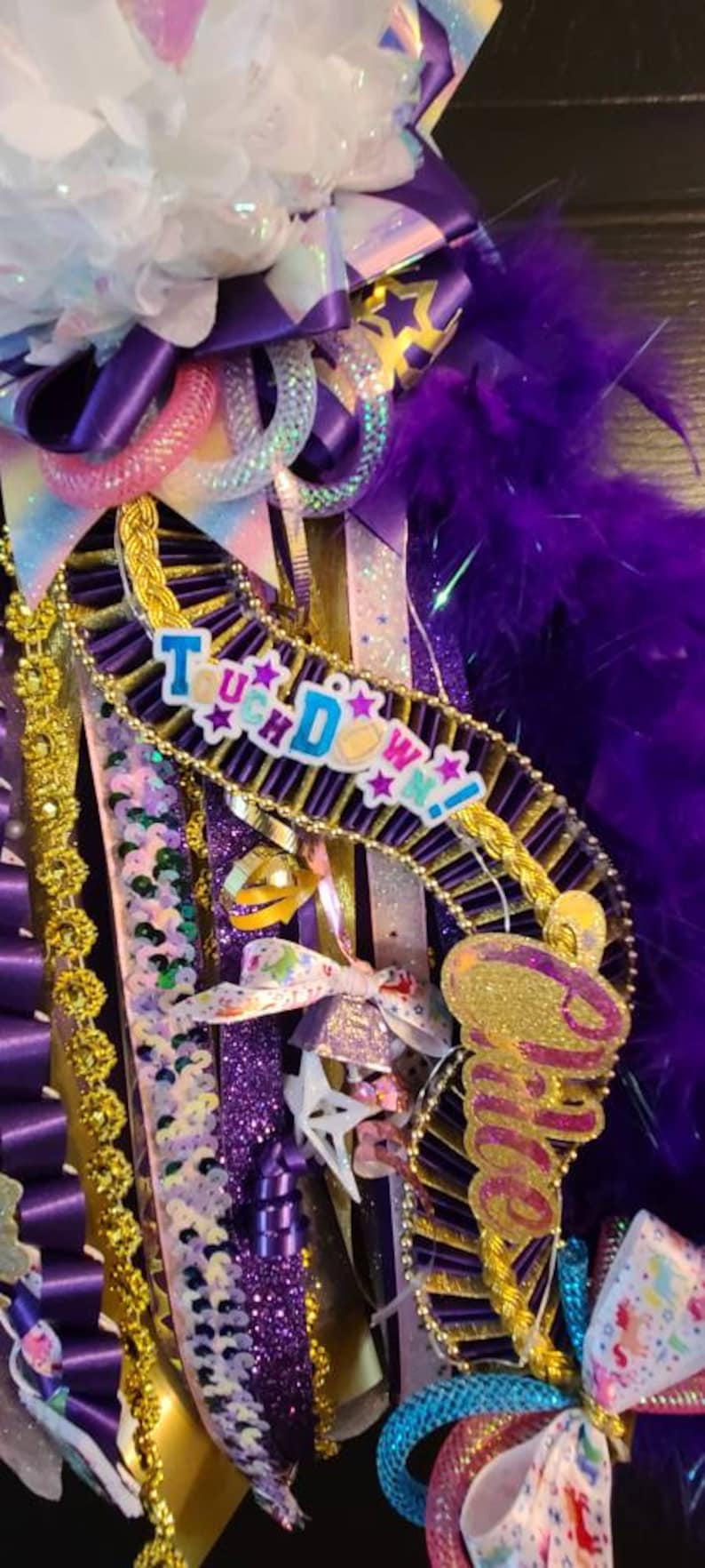 Love Braid for Homecoming Mum - Etsy