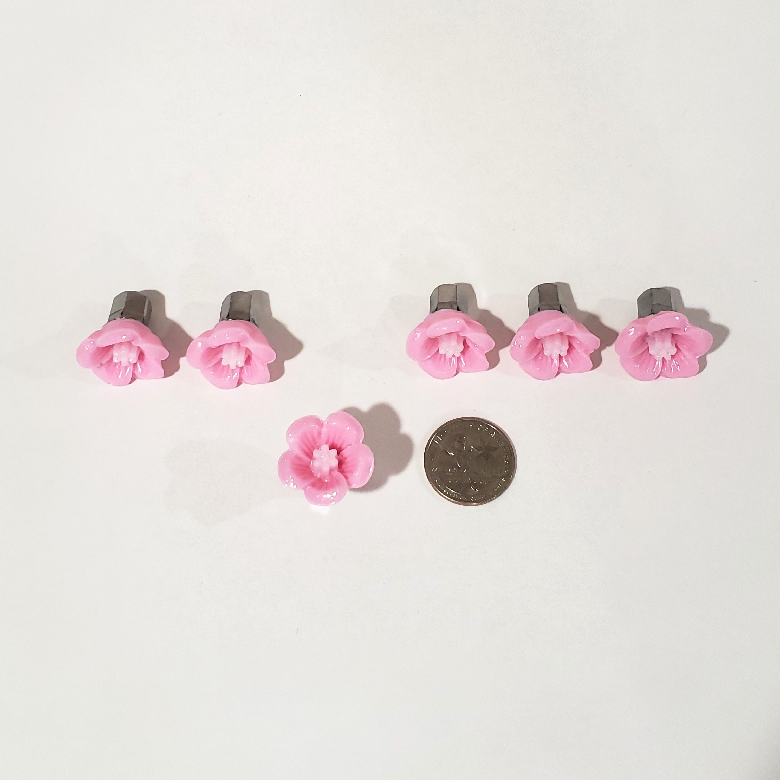 Pastel Sakura Cherry Blossom Flower Valve Stem Caps Kawaii - Etsy