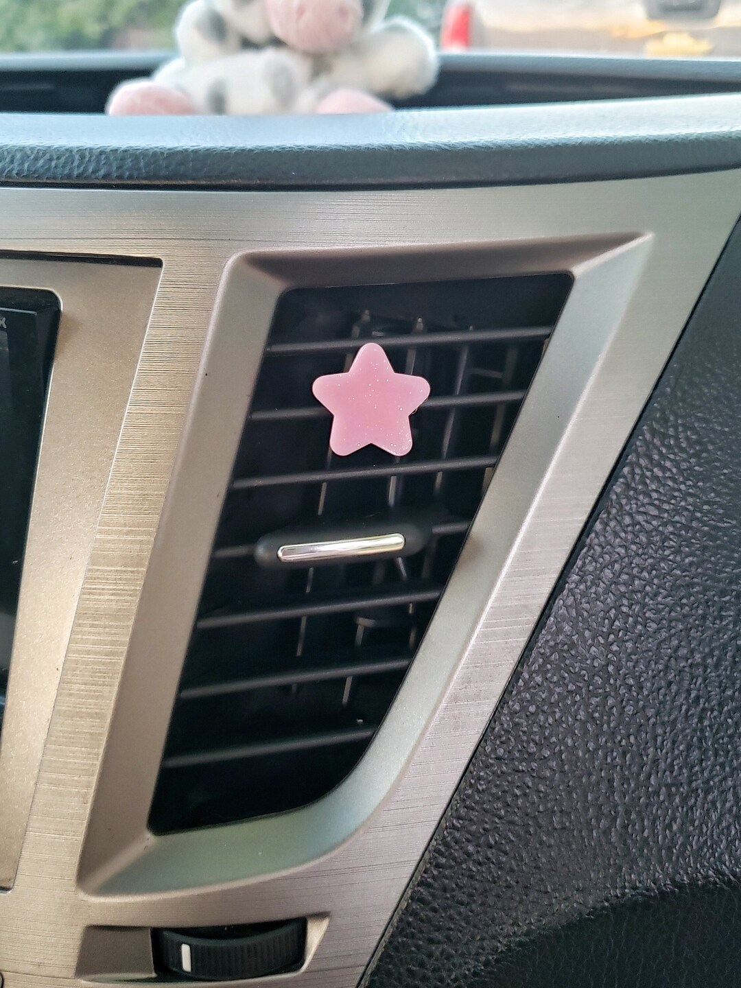 Pastel Pink Chubby Star Vent Clips, Pastel Pink Vent Clips, Kawaii Vent ...