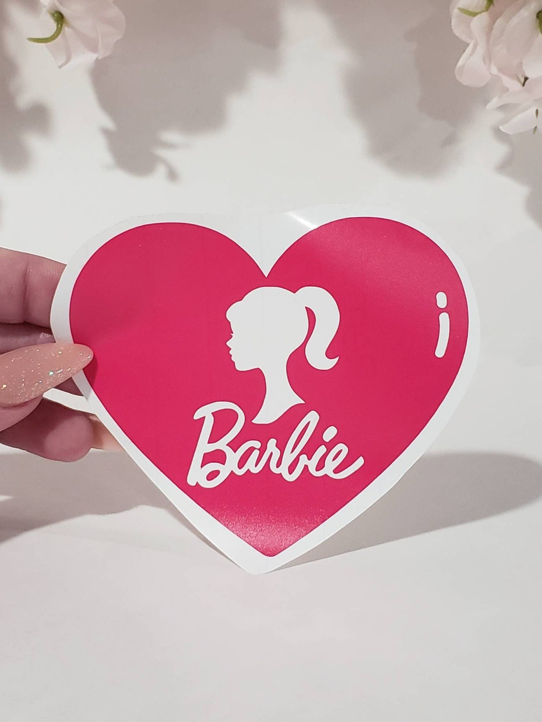 Pink Cute Girl Heart Decal Cute Pink Decal Sticker Pink - Etsy