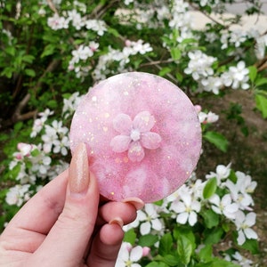Kawaii Pink Sakura Cherry Blossom Small Trinket Box, Pink Jewelry Box ...