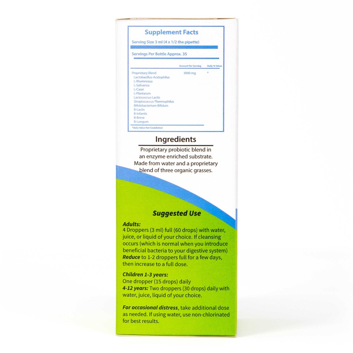 Liviaone Daily Liquid Probiotics, USDA Certified Organic Probiotics ...