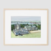 Personalised Clearwell Castle Art Giclee Print - Clearwell Castle ...