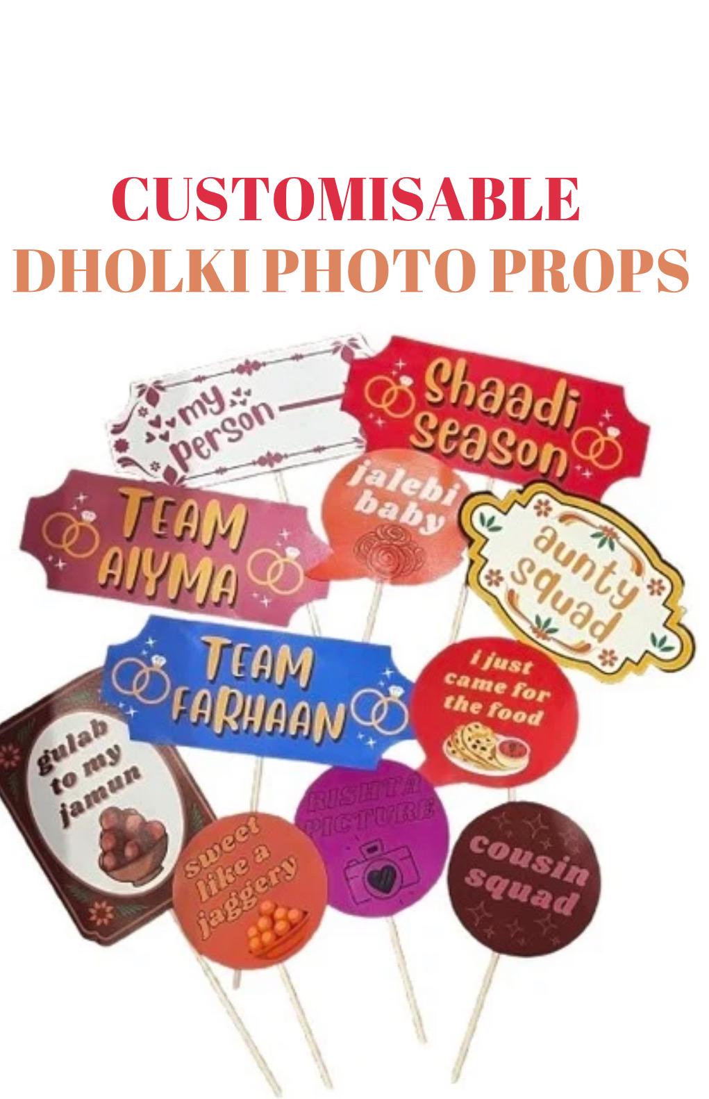 CUSTOMISABLE DHOLKI PROPS: Digital Download - Etsy