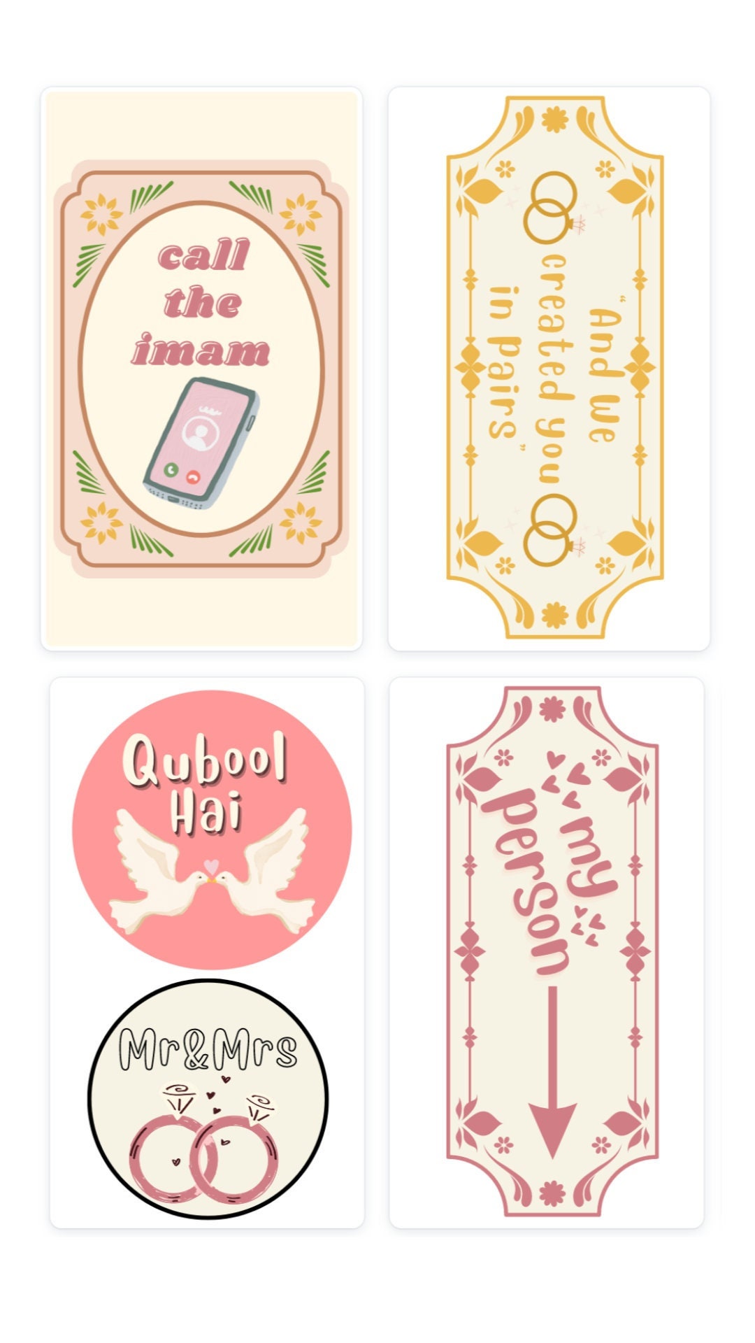 NIKKAH PHOTO PROPS: Digital Download - Etsy