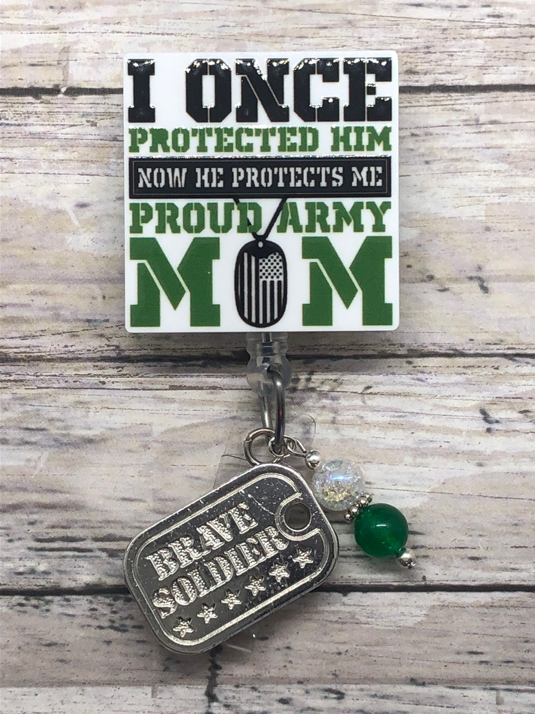 Military Name Badge Holder - Etsy