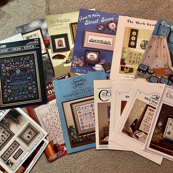 Victorian Cross Stitch Samplers - Etsy