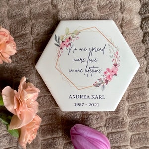 Personalized Memorial Tile to Honor a Deceased Loved One | Custom Made ...