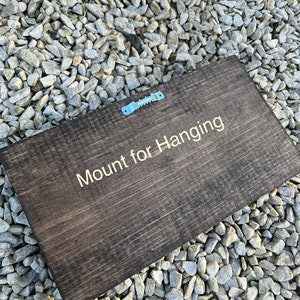 Personalized Custom Trail or Location Map With Iron Easel Stand ...