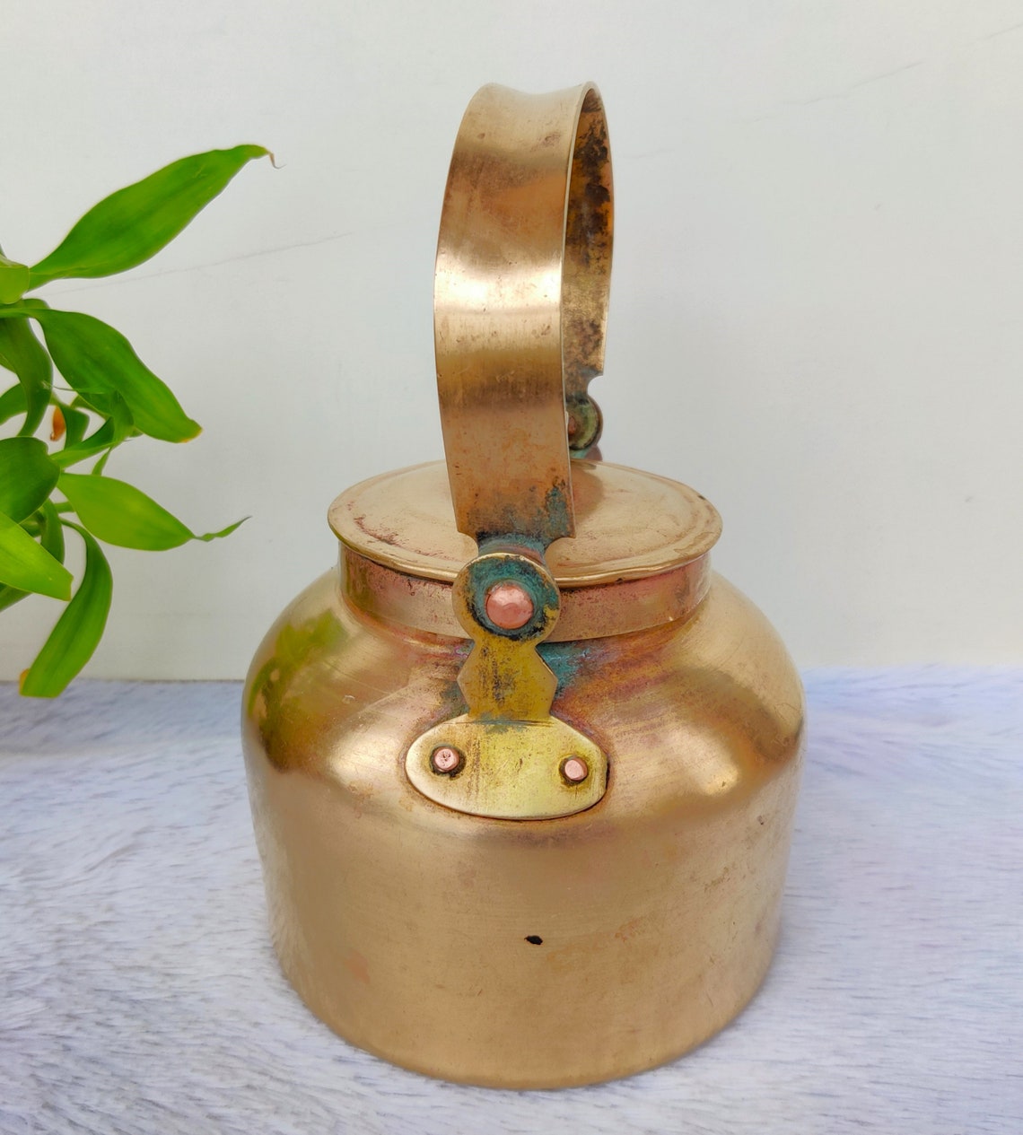 Antique Brass Tea Kettle Brass Tea Pot Antique Chai And Etsy