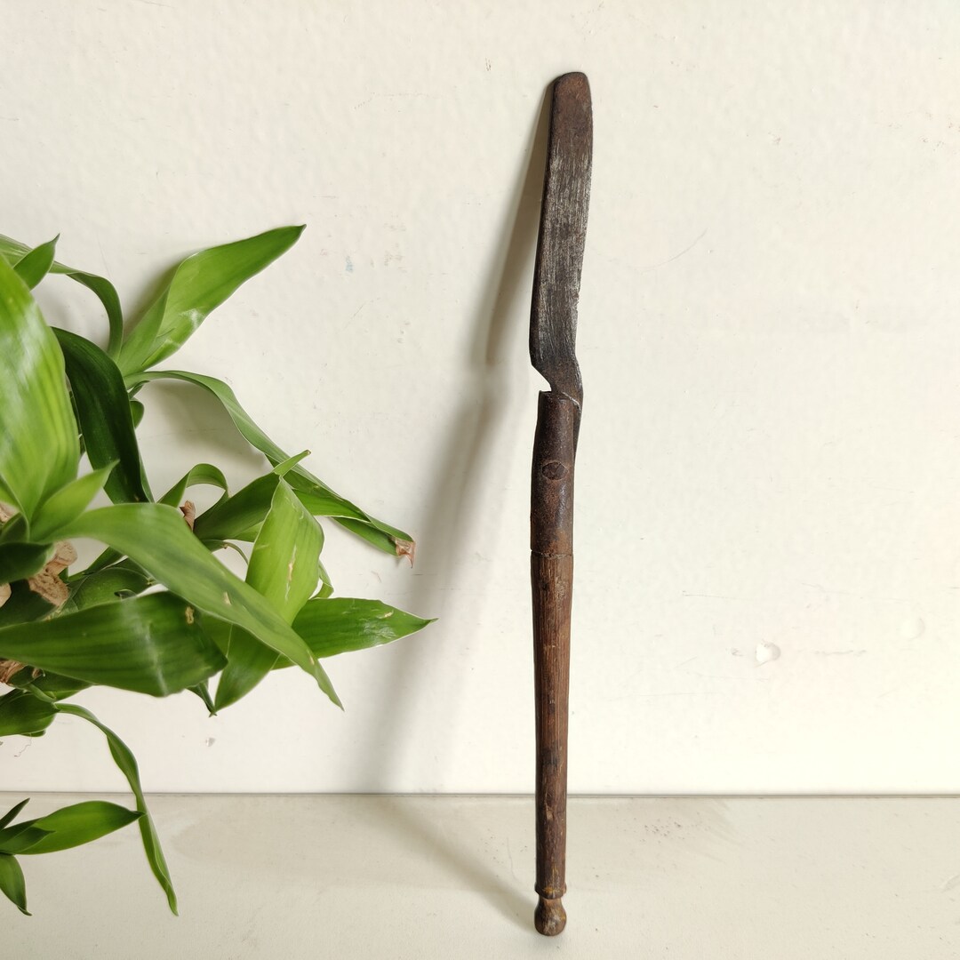 Antique Handmade Straight Razor Steel Blade Wooden Handle Rosewood ...